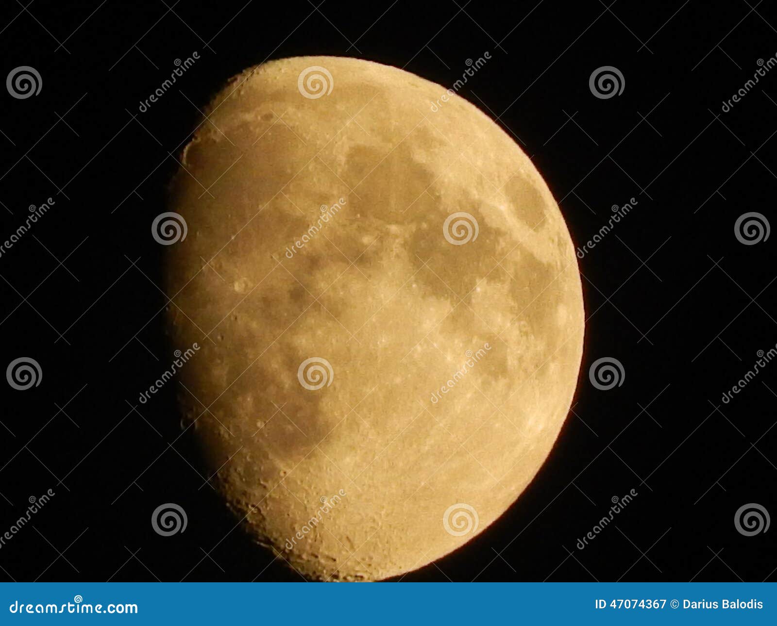 Moon stock image. Image of pretty, night, outside, moon - 47074367