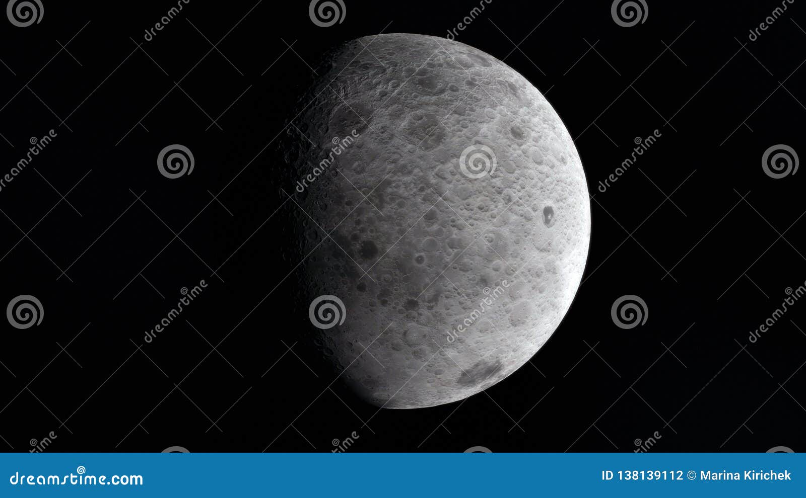 Moon in Outer Space, Surface. High Quality, Resolution, 4k Stock Photo ...