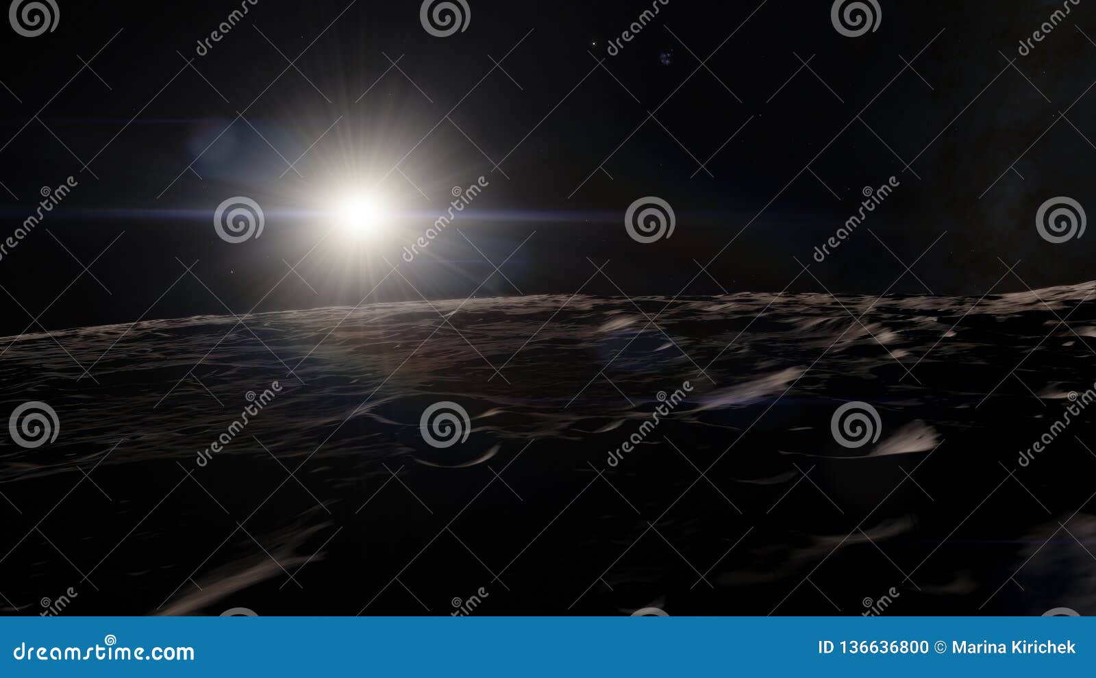 Moon in Outer Space, Surface. High Quality, Resolution, 4k. this Image ...