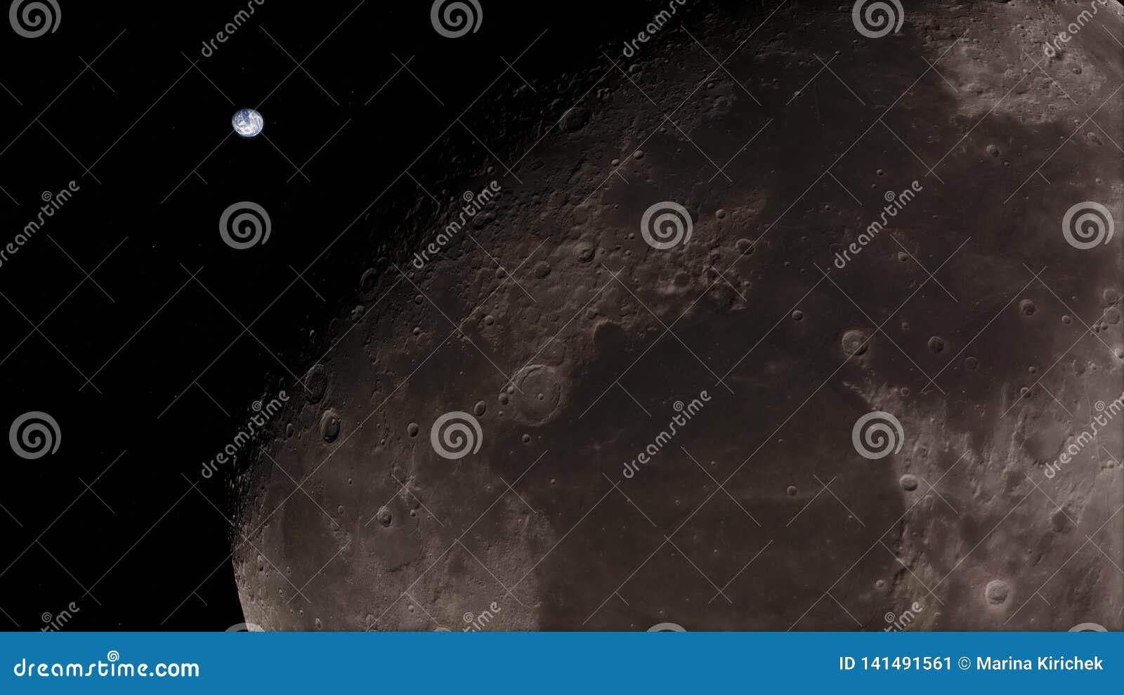 Moon in Outer Space, Surface. High Quality, Resolution, 4k. this Image ...