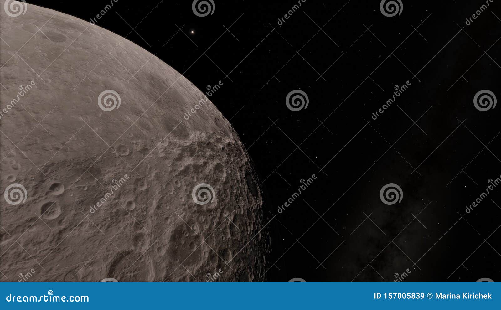 3d Render, Moon High Resolution Image, 4k in Outer Space, Surface. High ...