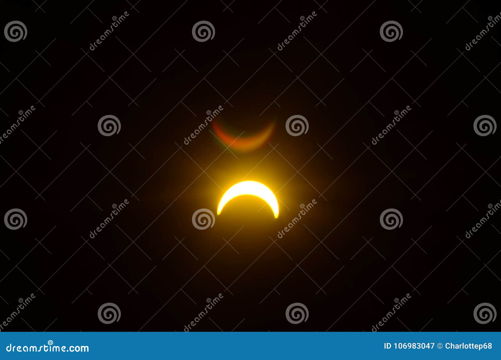 Solar eclipse 2017 stock image. Image of glasses, reflect - 106983047