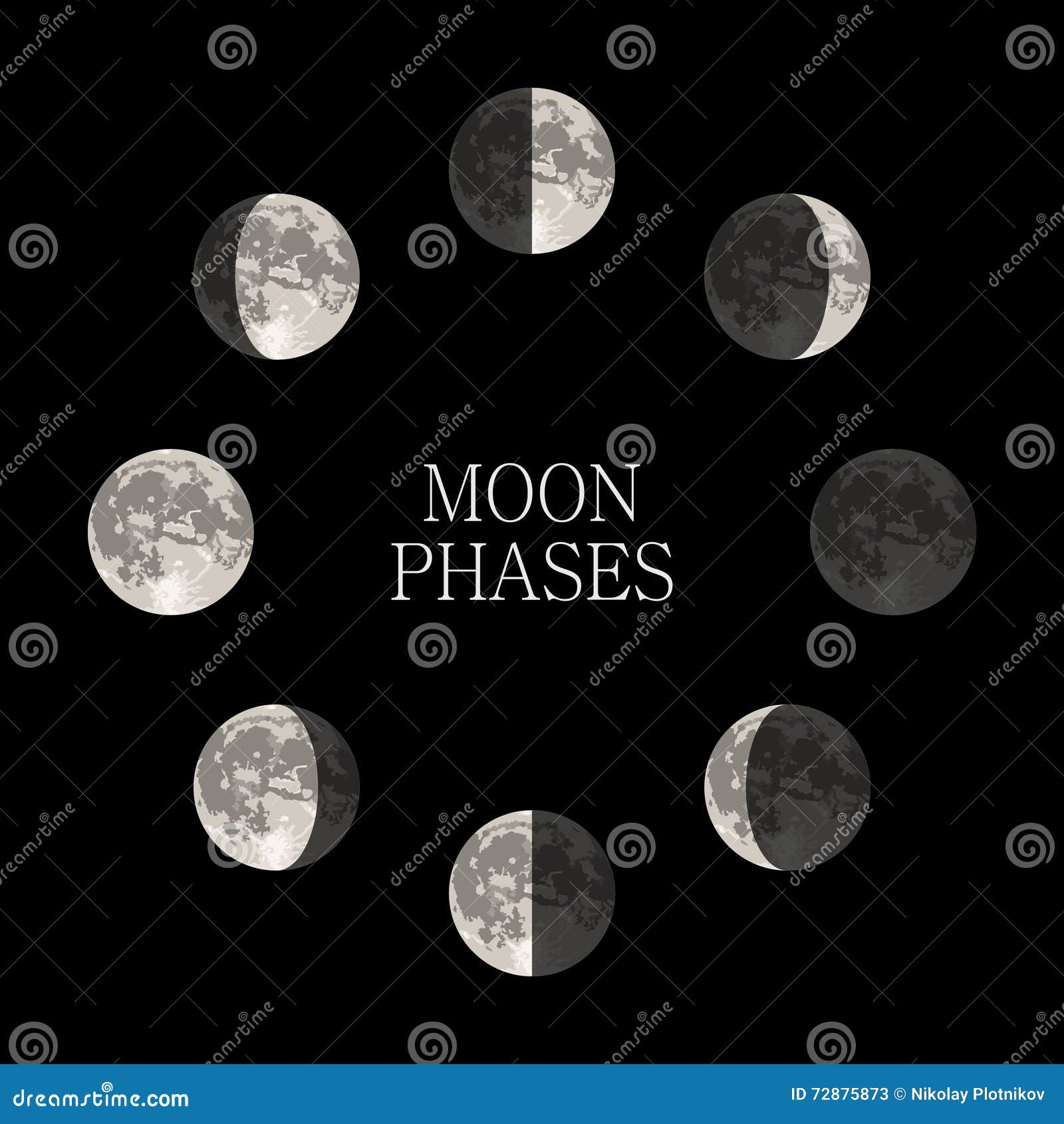 Moon Phases Night Space Astronomy And Nature Moon Phases Sphere Shadow ... Moon Phases Night Space Astronomy And Nature Moon Phases Sphere Shadow ...
