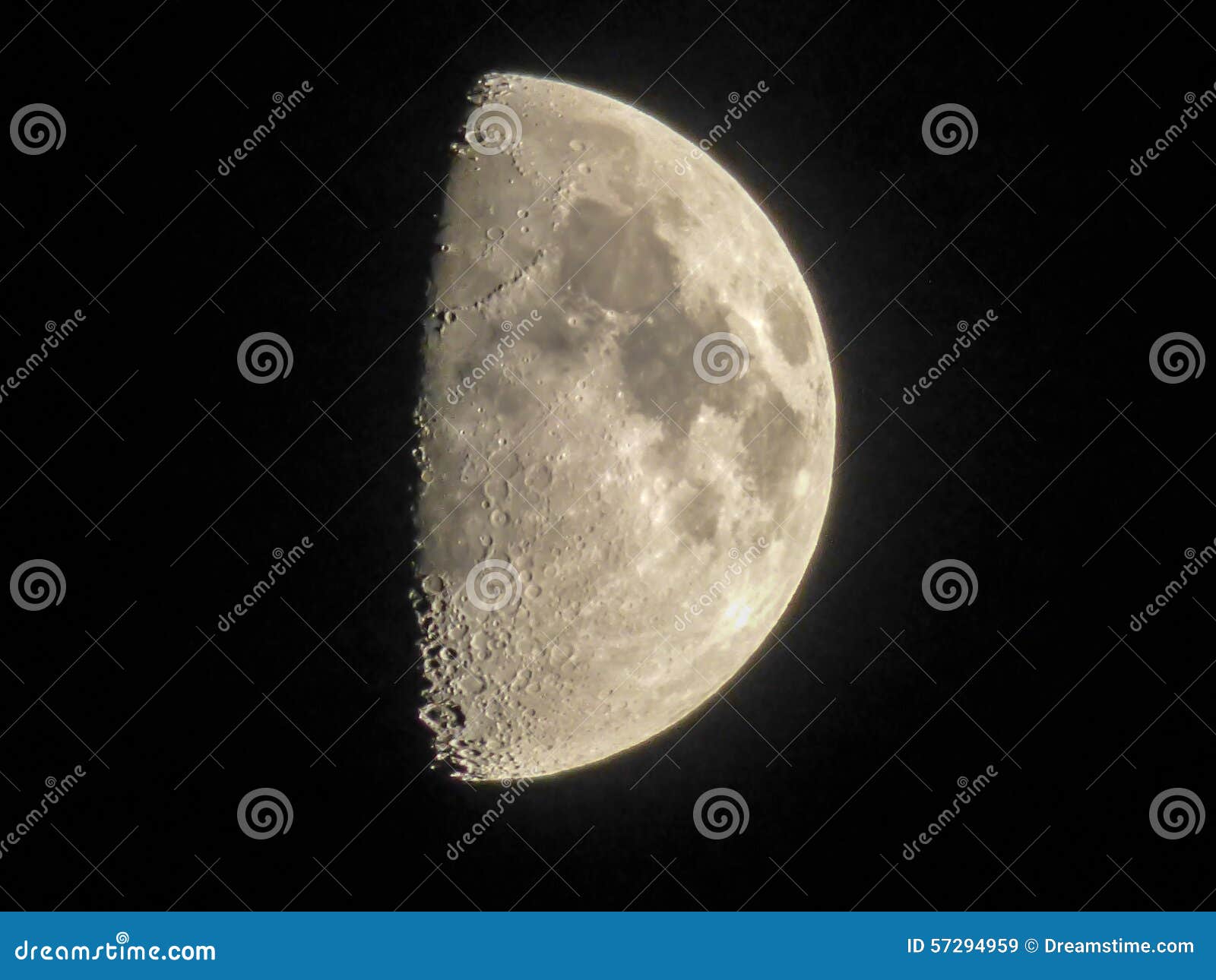 Moon stock image. Image of spring, july, clear, sunny - 57294959
