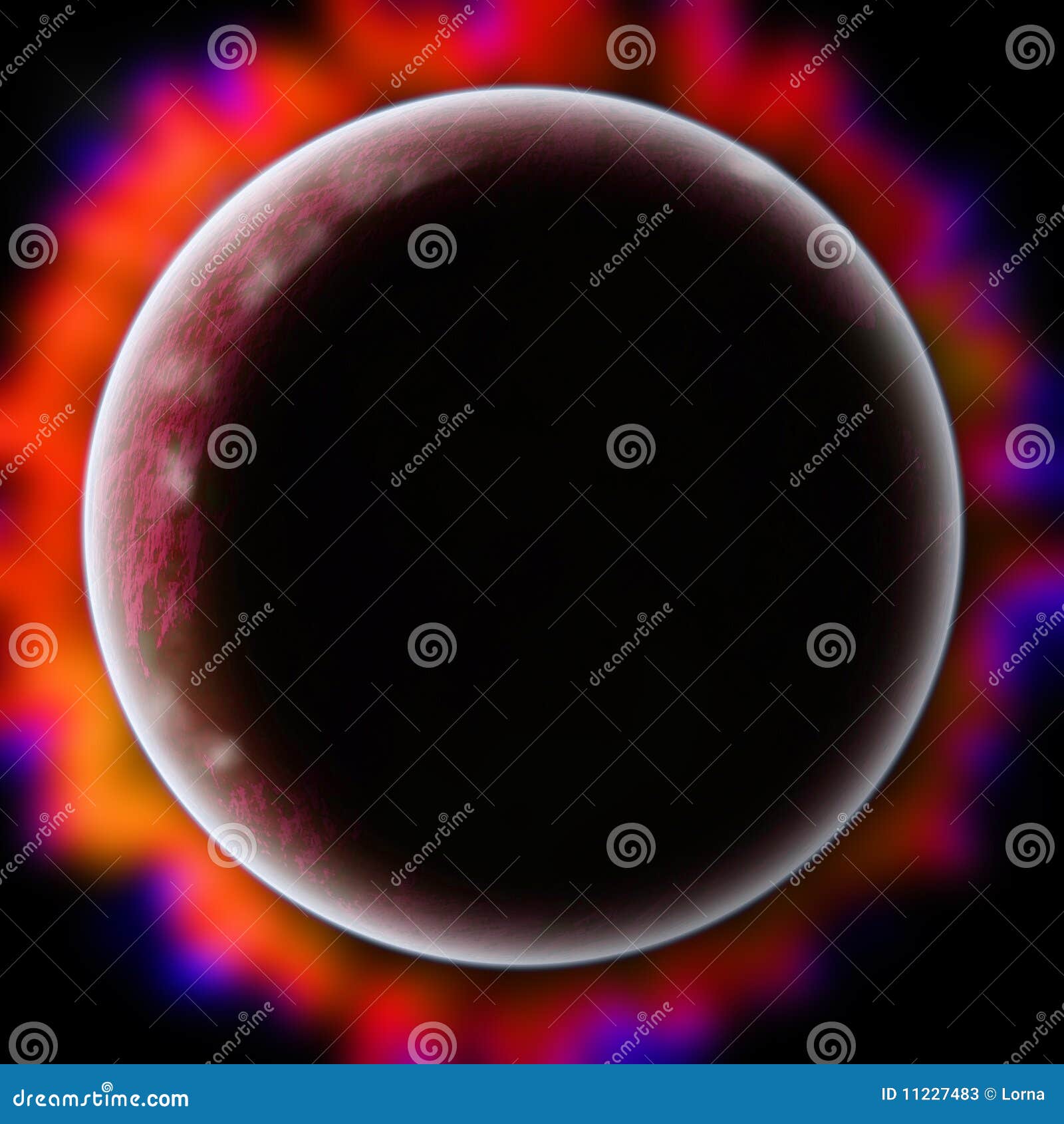 Moon planet stock illustration. Illustration of galaxy - 11227483