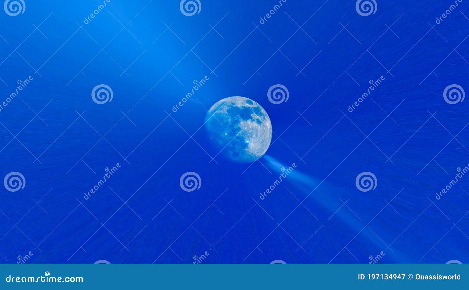 Moon Planets Space Sifi Abstract Background Stock Illustration ...
