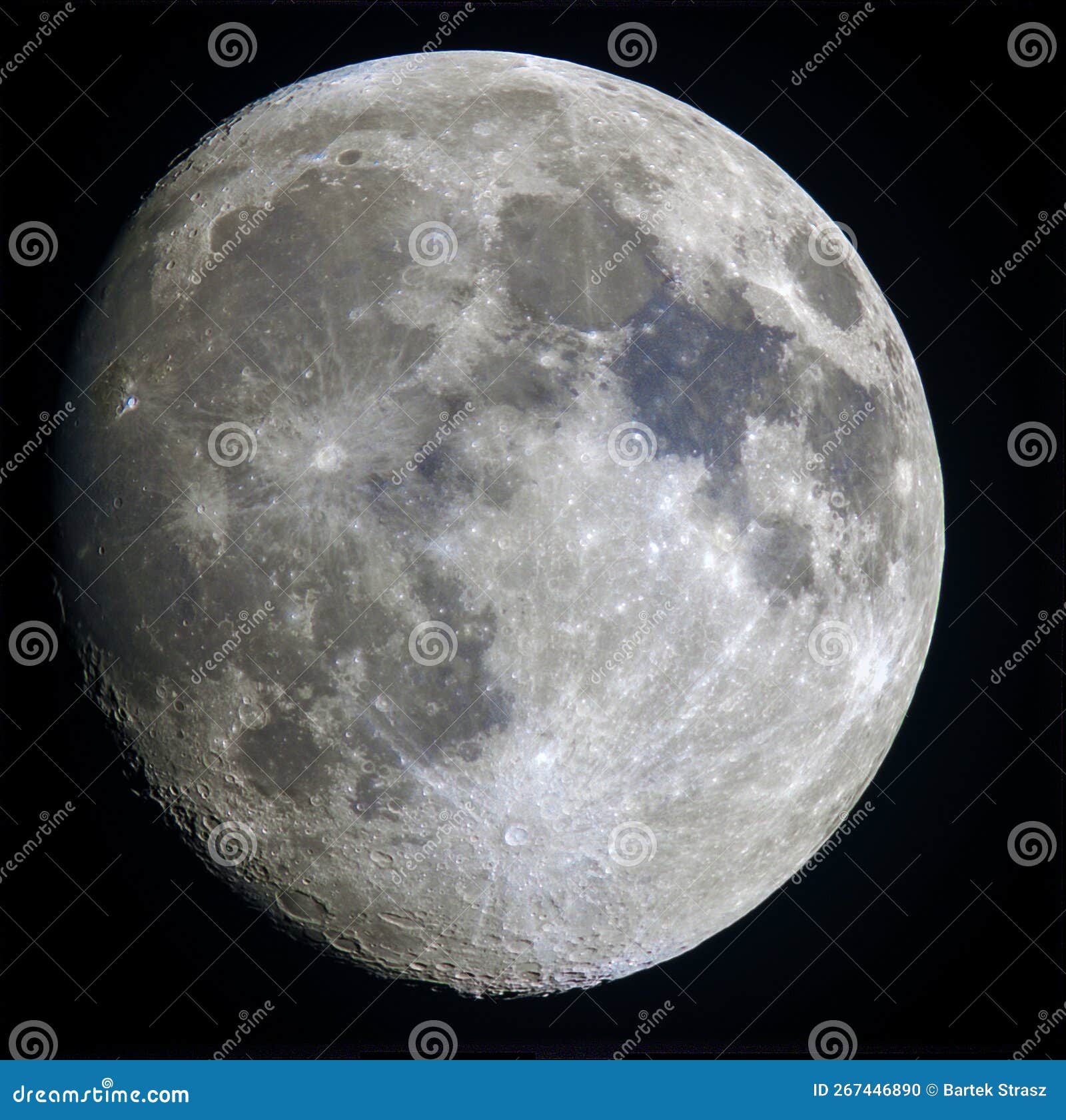 Moon from Poland stock photo. Image of full, poland - 267446890