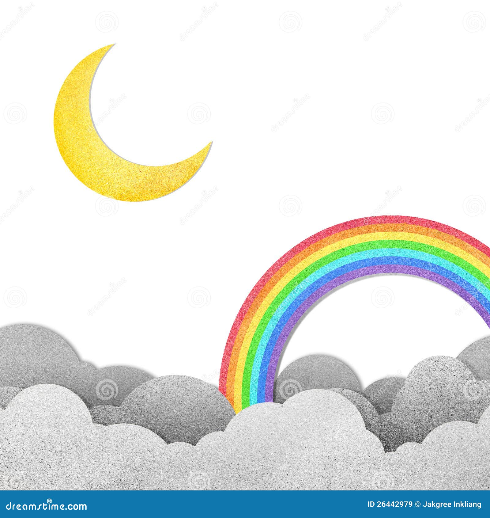 Texture With Moon Symbol In Square, Fanciful Background, Metallic ...