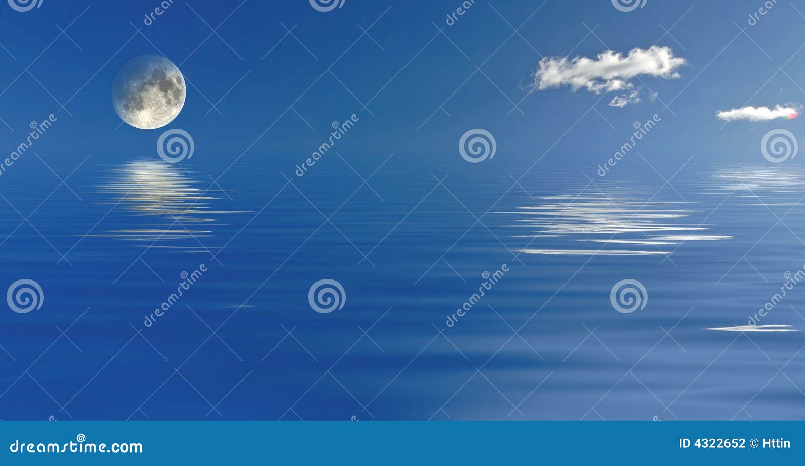 Moon reflection stock photo. Image of sichuan, full, white - 4322652