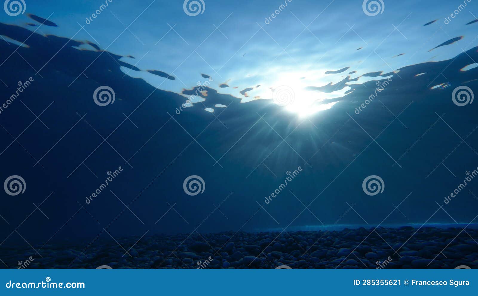 Moon Reflection Underwater in the Ocean Stock Video - Video of moon ...