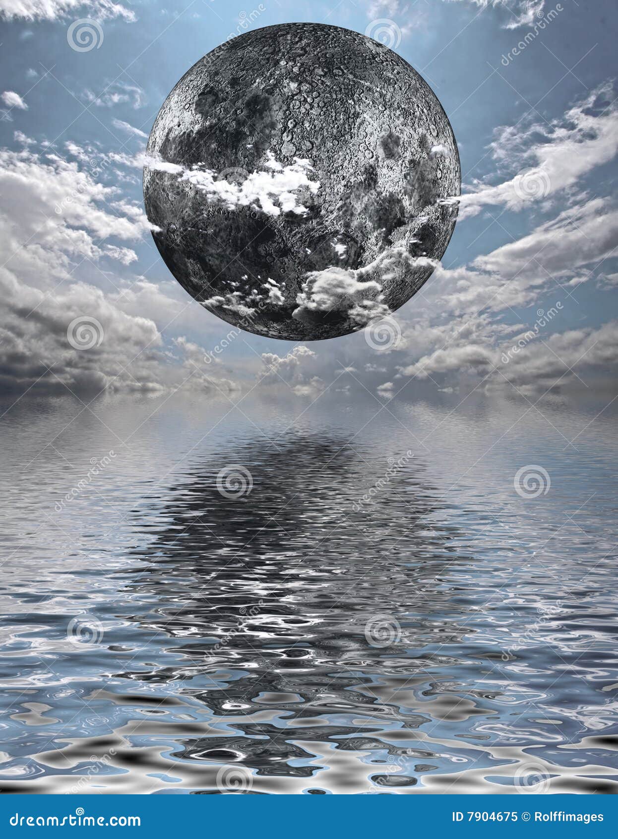 Moon Rise stock image. Image of freedom, beautiful, horizon - 7904675