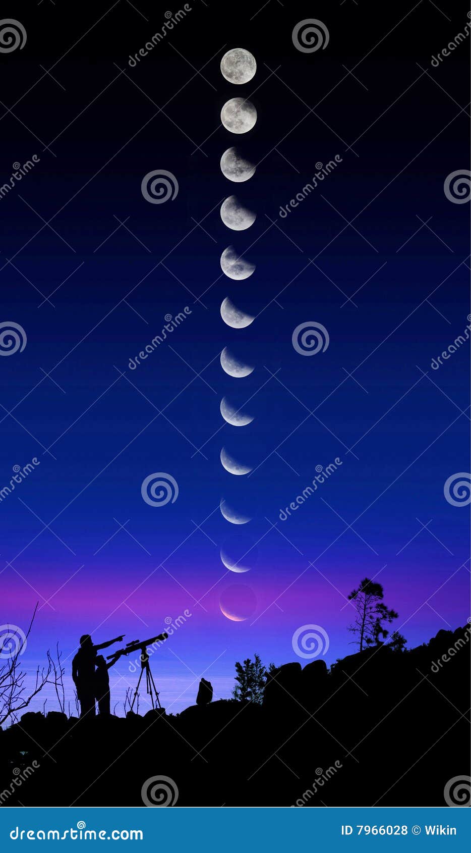 The moon rises stock photo. Image of publisher, outdoor - 7966028