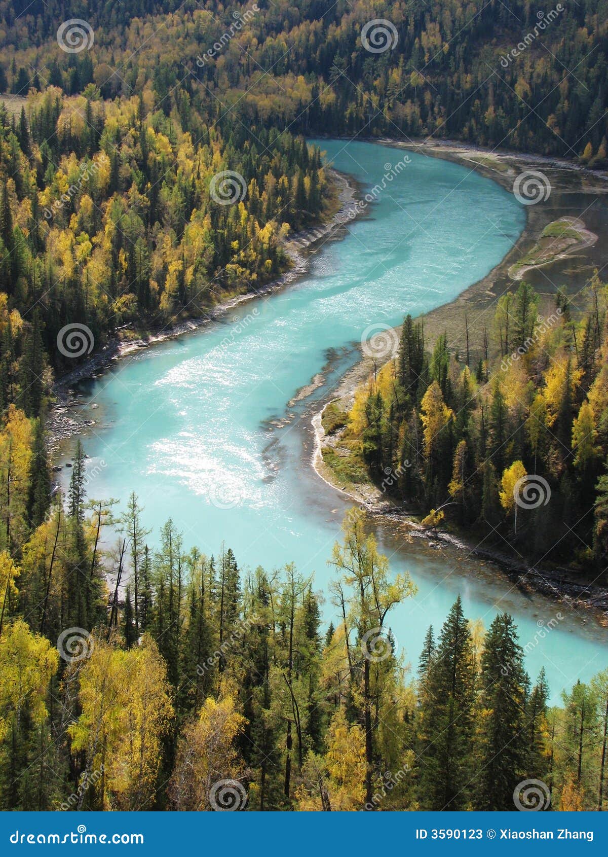 Moon river stock image. Image of autumn, north, fall, river - 3590123