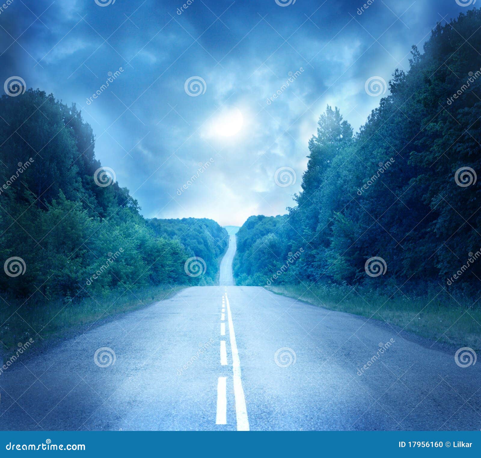 Moon road stock photo. Image of environment, drive, mystic - 17956160