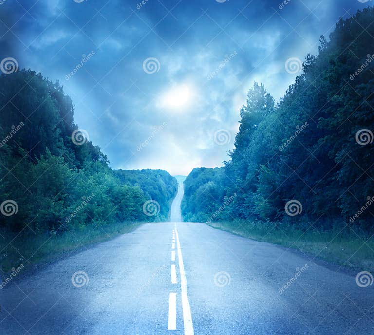 Moon road stock photo. Image of environment, drive, mystic - 17956160