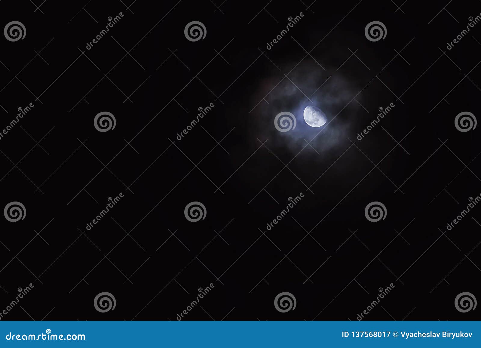 Moon shining on the sky stock image. Image of bright - 137568017