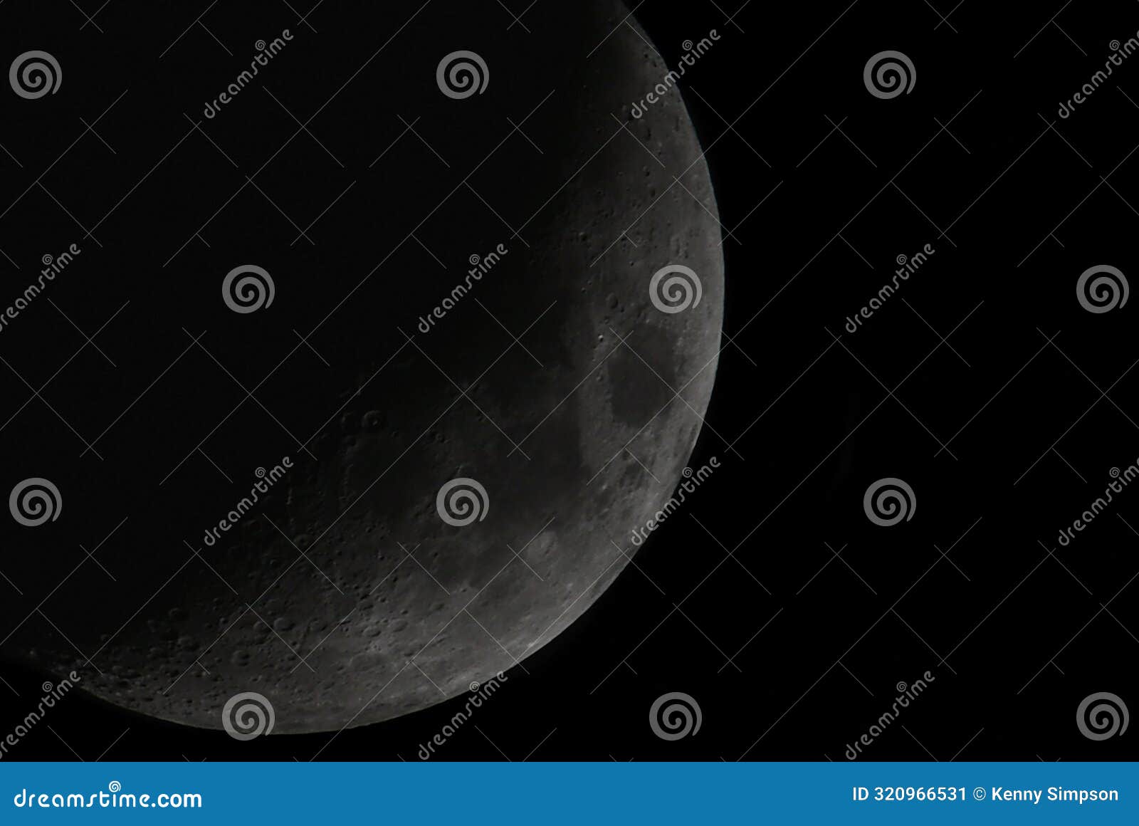 Moon shot stock image. Image of photograph, monochrome - 320966531
