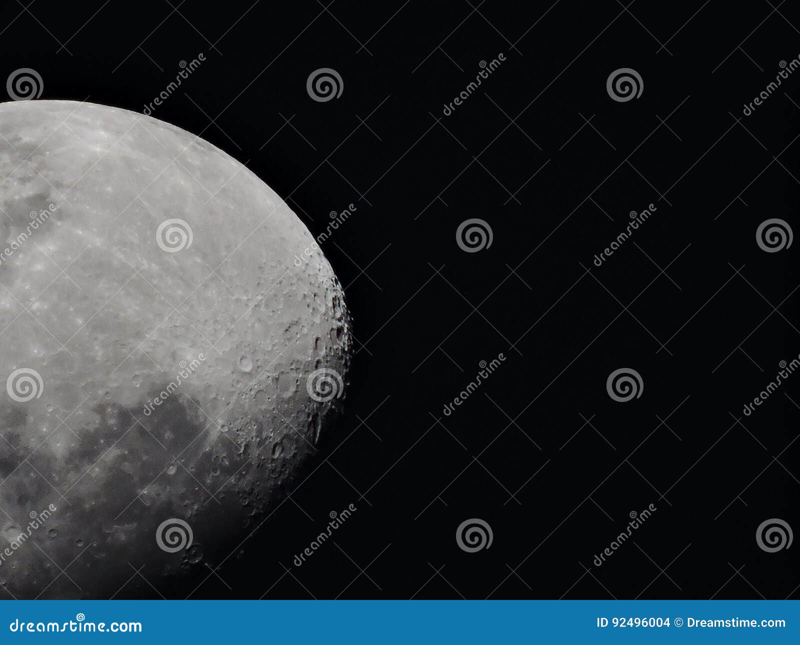The moon by side stock photo. Image of luar, side, escuro - 92496004
