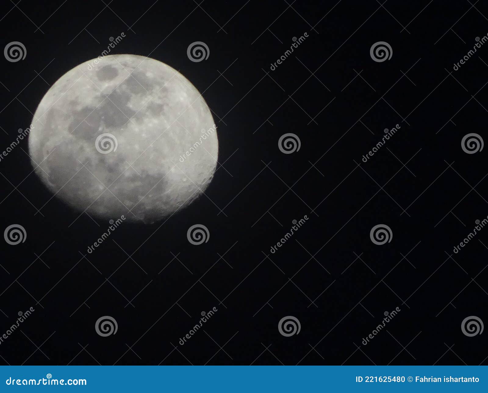 Moon sighting at night stock photo. Image of night, crescent - 221625480