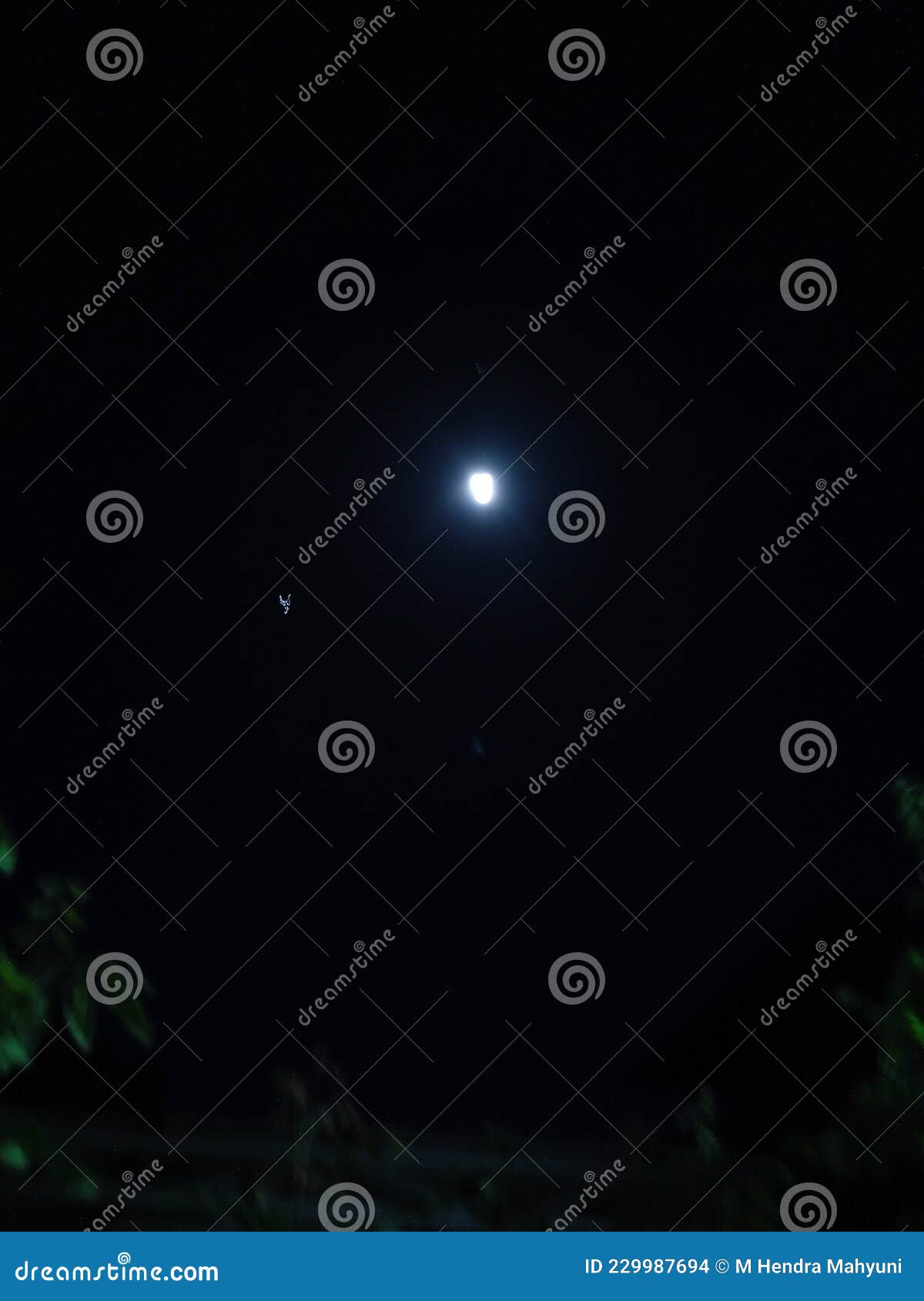 Moon skylight in night stock photo. Image of galaxy - 229987694