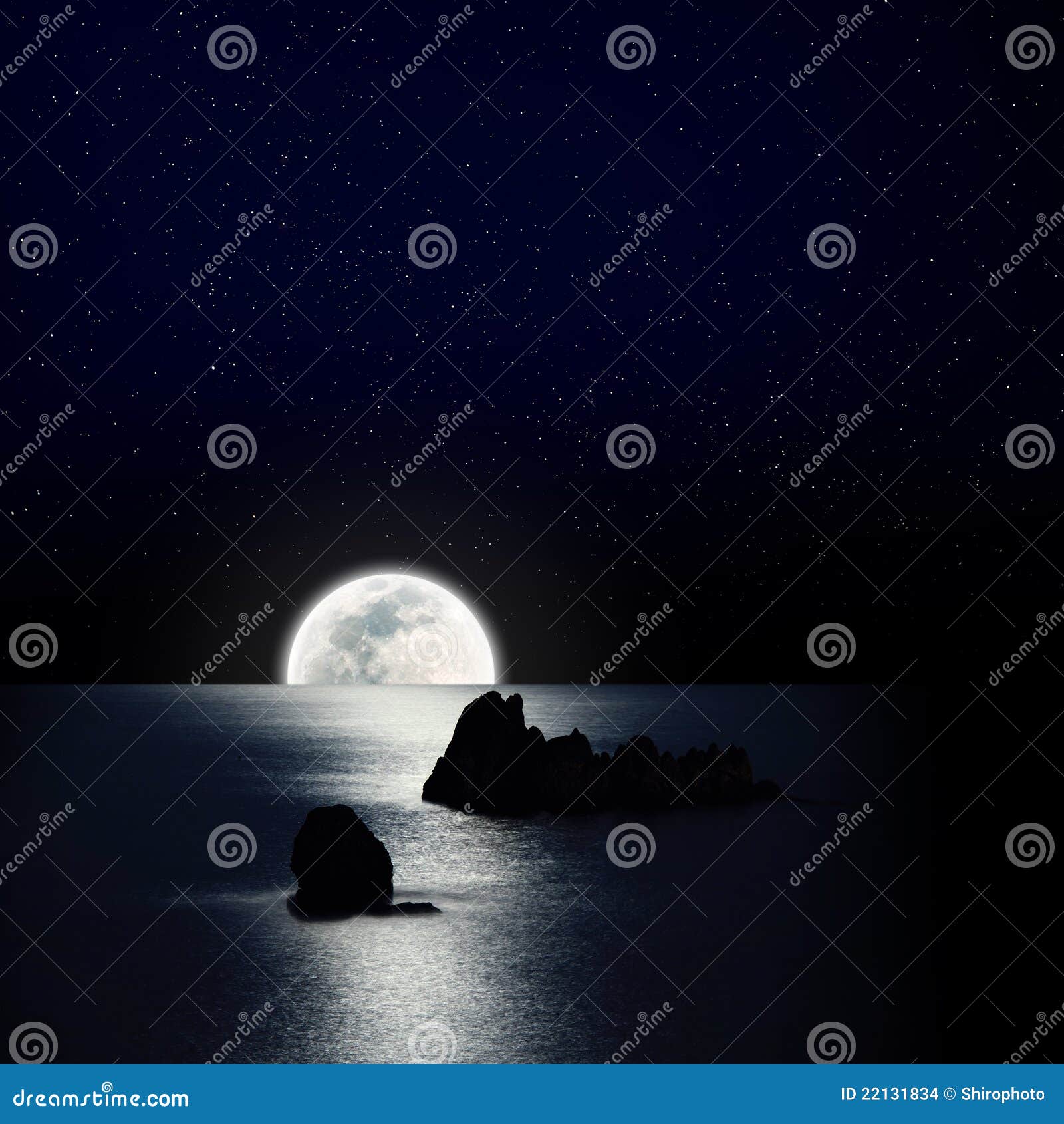 Moon and star stock photo. Image of night, light, star - 22131834
