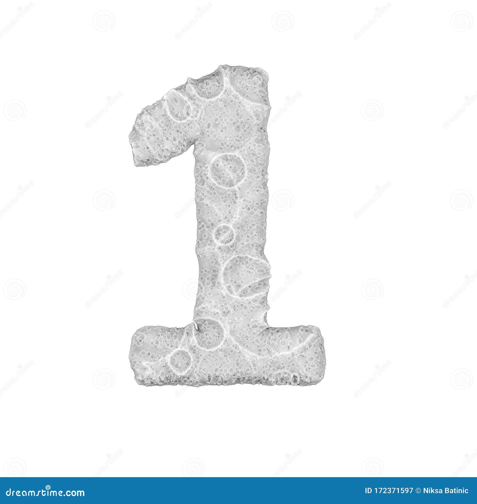 Stylized Number 4. Ornament And Crown Monogram Template For Business ...