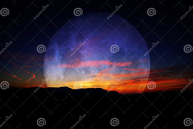 Moon & Sun stock image. Image of cloud, nature, ecology - 2621073