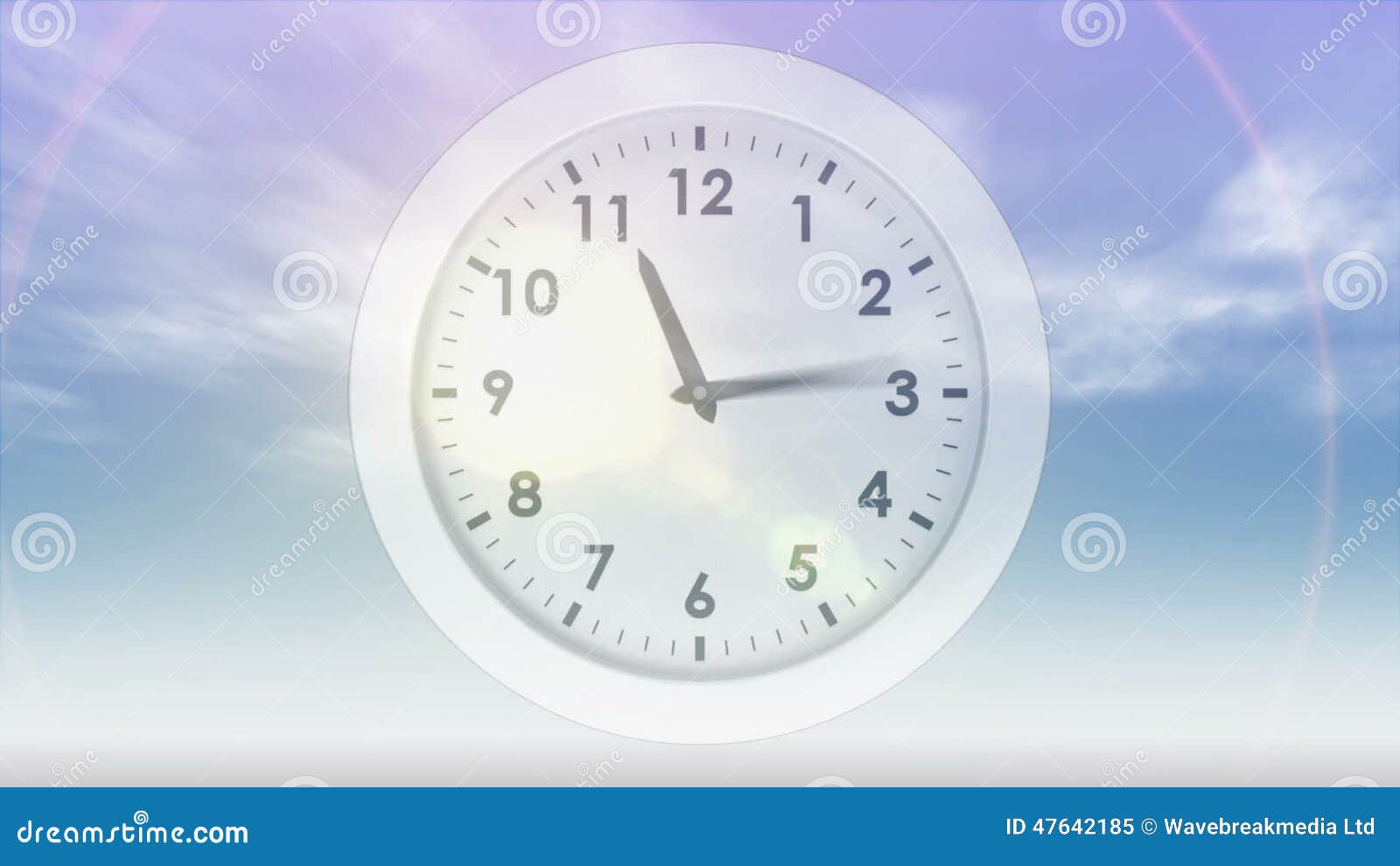 Moon and Sun Rising and Falling with Clock Stock Video - Video of ...