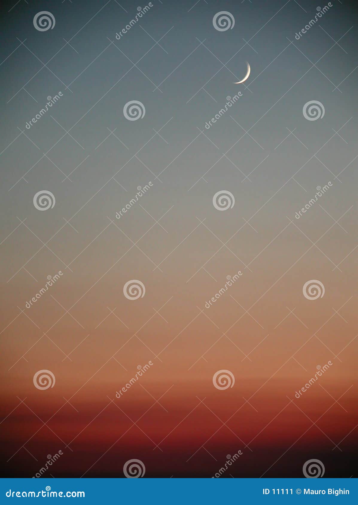 Moon sunset stock image. Image of moon, dusk, vespers, twilight - 11111