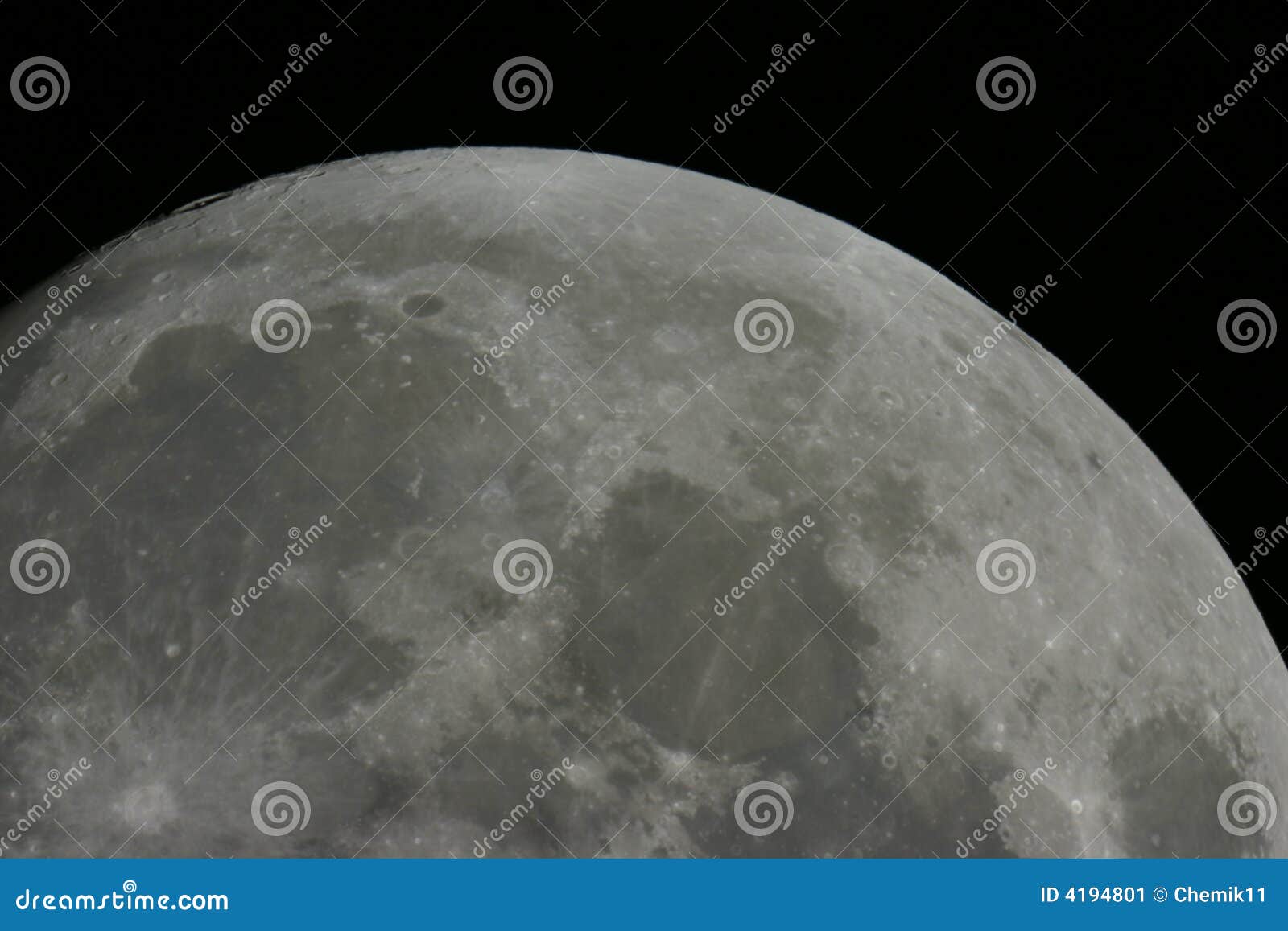 Moon surface stock image. Image of night, astronomy, science - 4194801