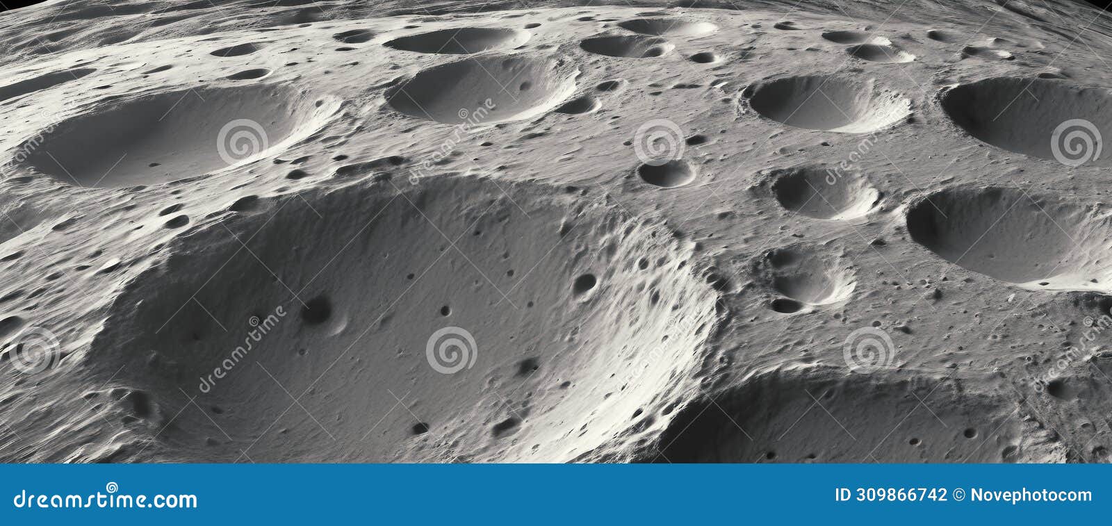 Moon Surface. Craters on the Moon. Moon Surface Texture Stock Photo ...