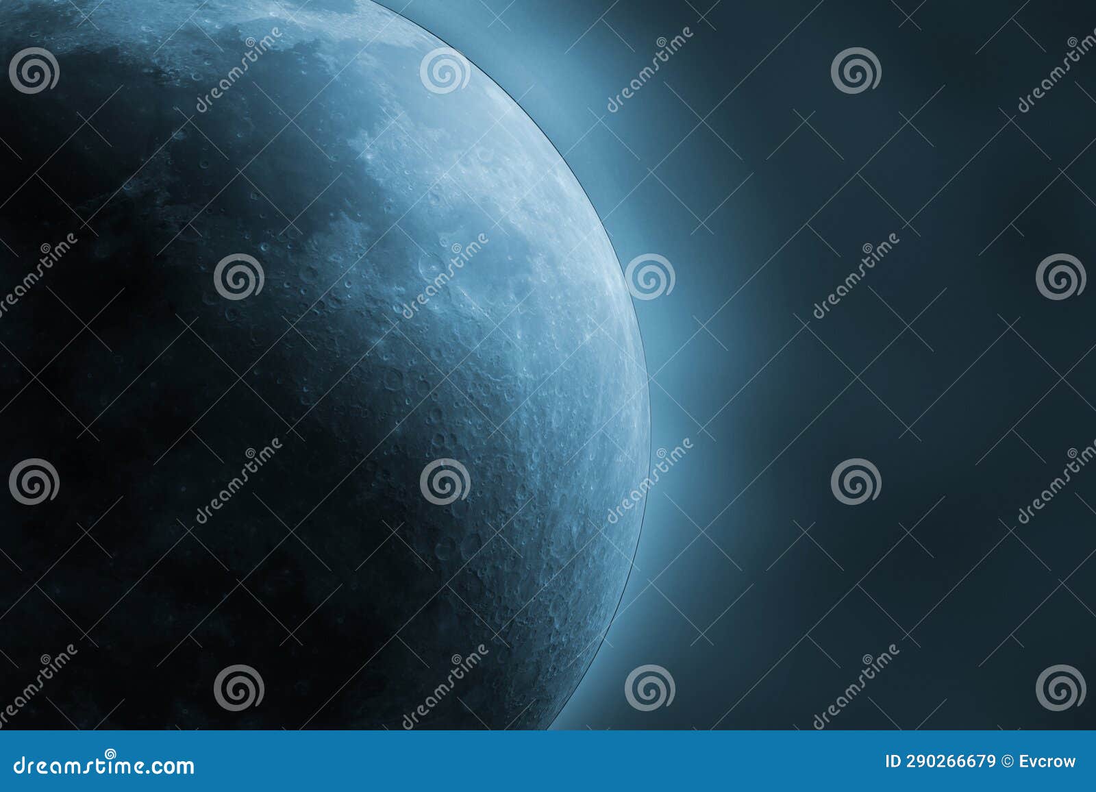 Moon Surface in Outer Space Stock Image - Image of moonlight, sphere ...