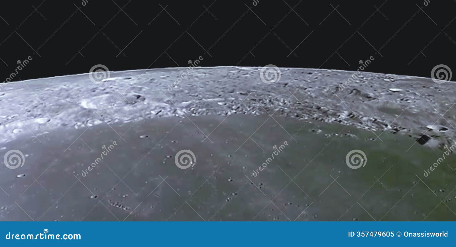 Moon Surface Rocks Planets Cosmos Space Stock Illustration ...