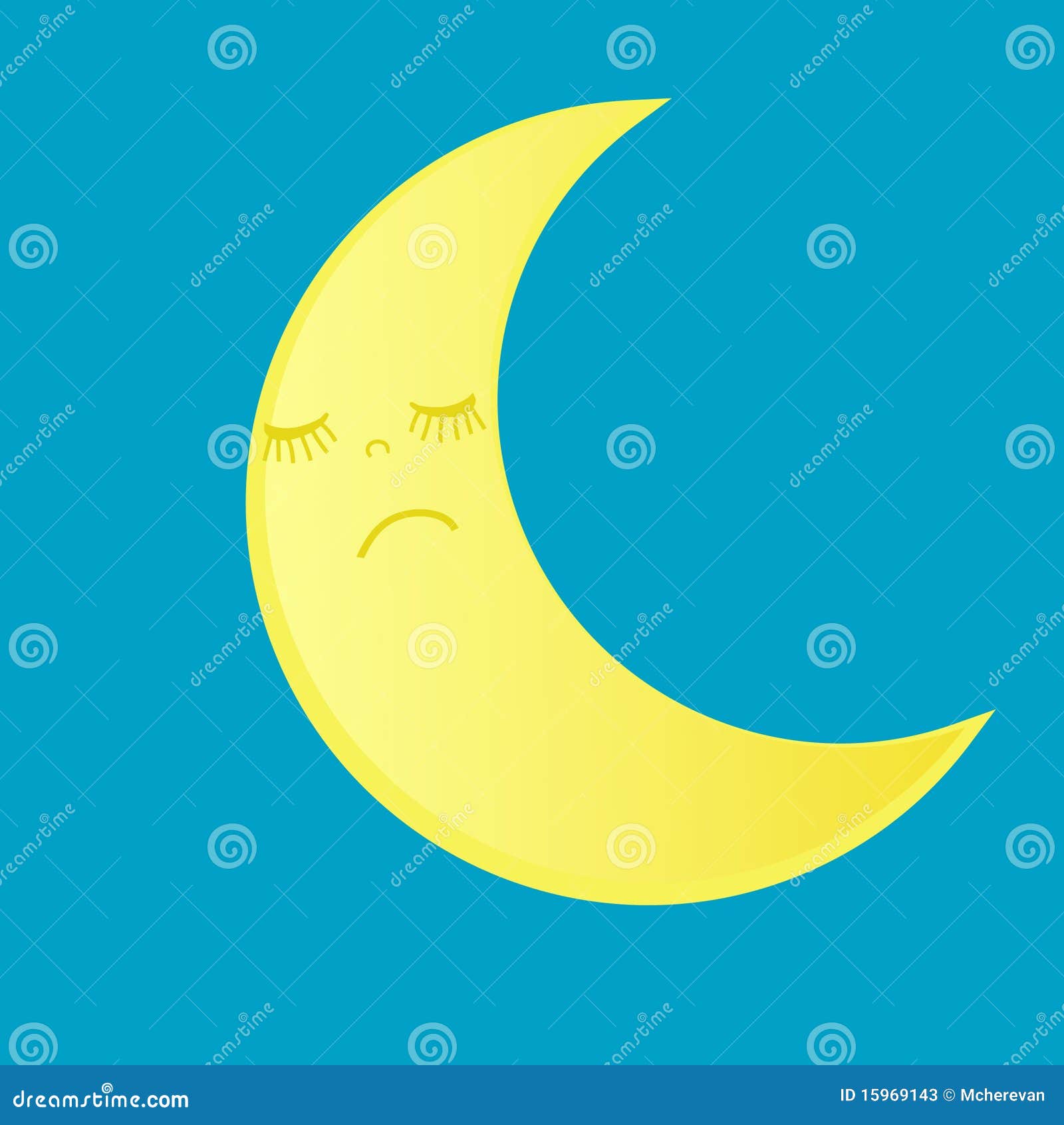 Moon symbol stock illustration. Illustration of background - 15969143
