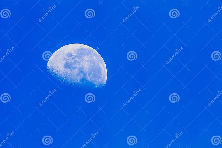 Moon Blue Sky stock image. Image of system, moon, detail - 30220425