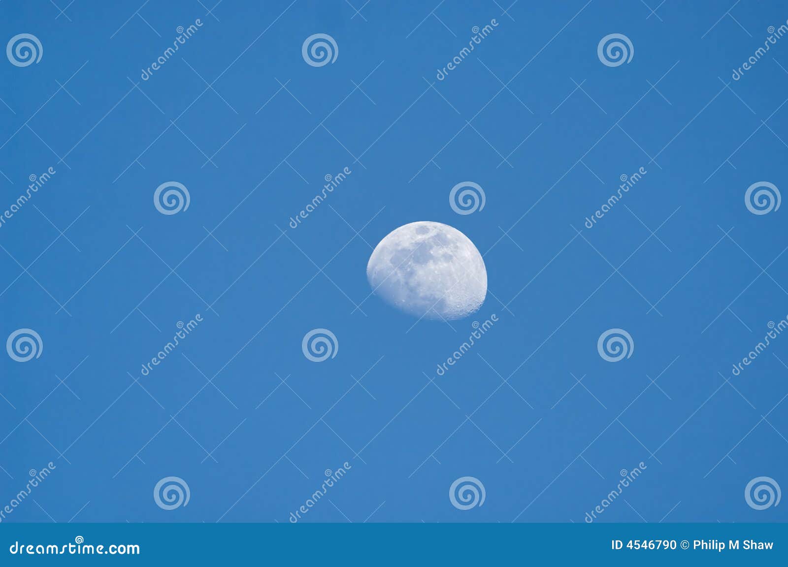 Moon at twilight stock photo. Image of astronomy, detailed - 4546790