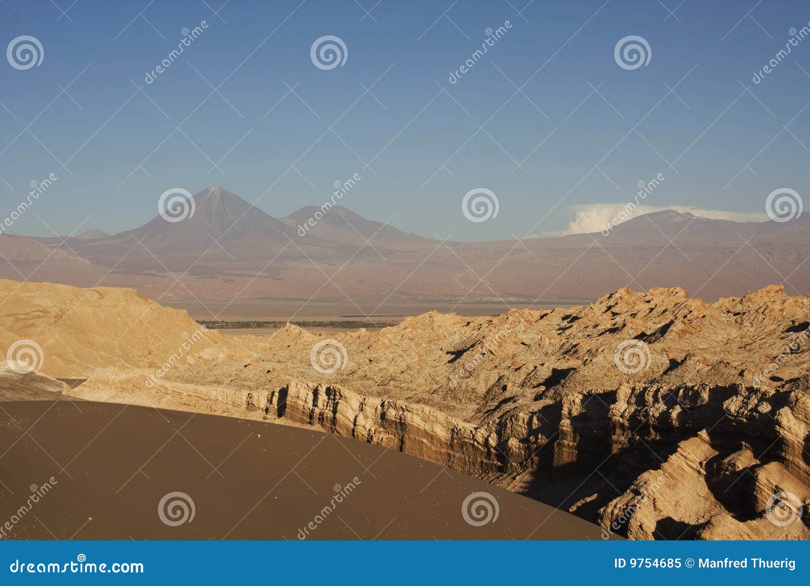 Moon valley, chile stock image. Image of bleak, salt, chile - 9754685