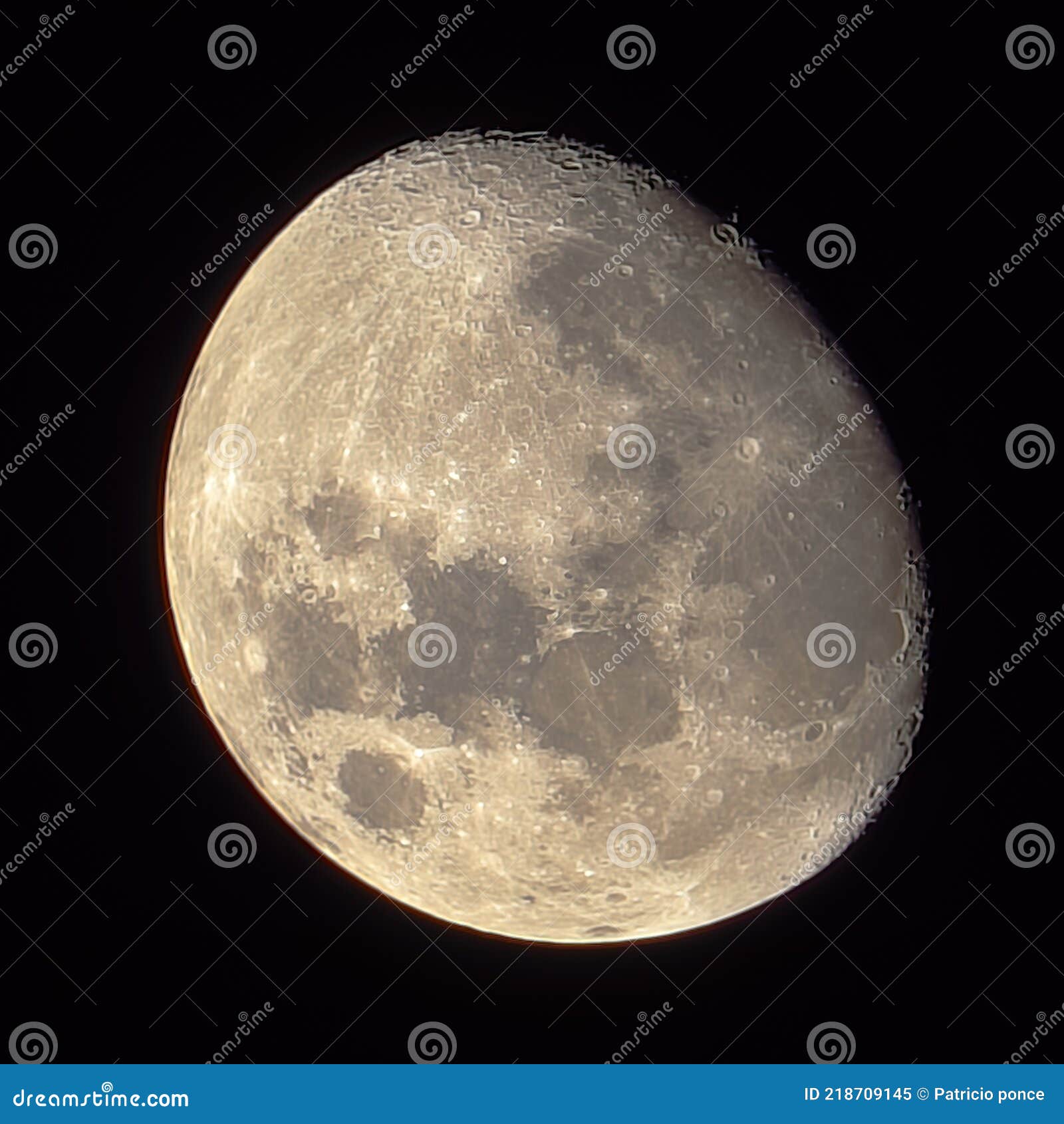 Moon 1 from viÃ±a stock image. Image of moon, beautiful - 218709145