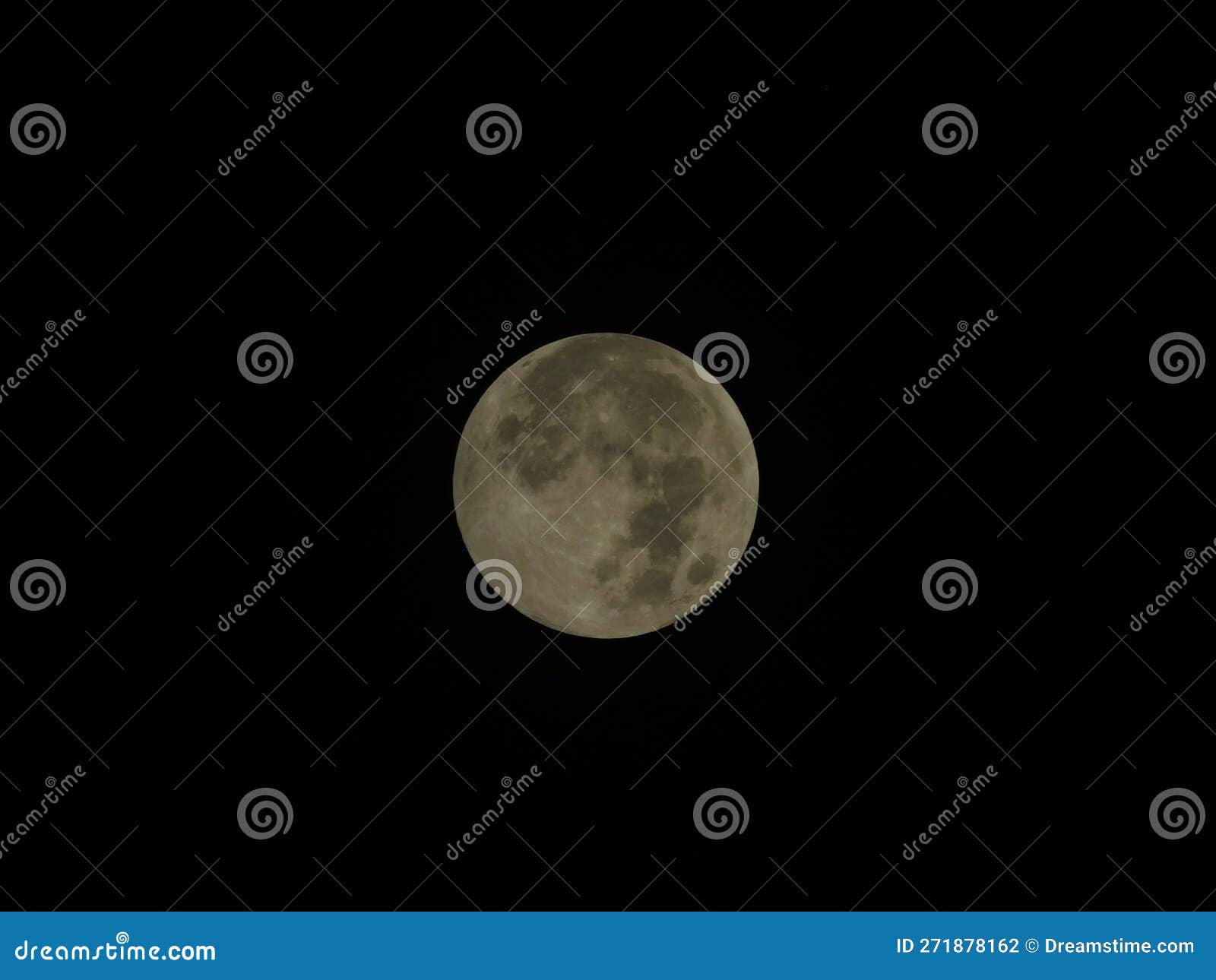 The Moon, a View from the Earth Stock Photo - Image of distance, dark ...