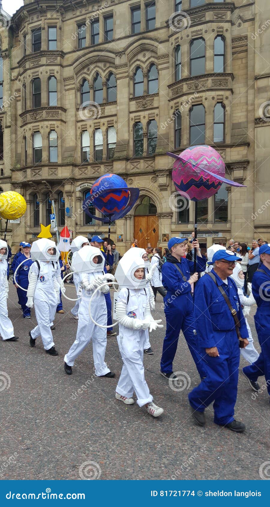 Moon walk editorial stock image. Image of moon, parade - 81721774