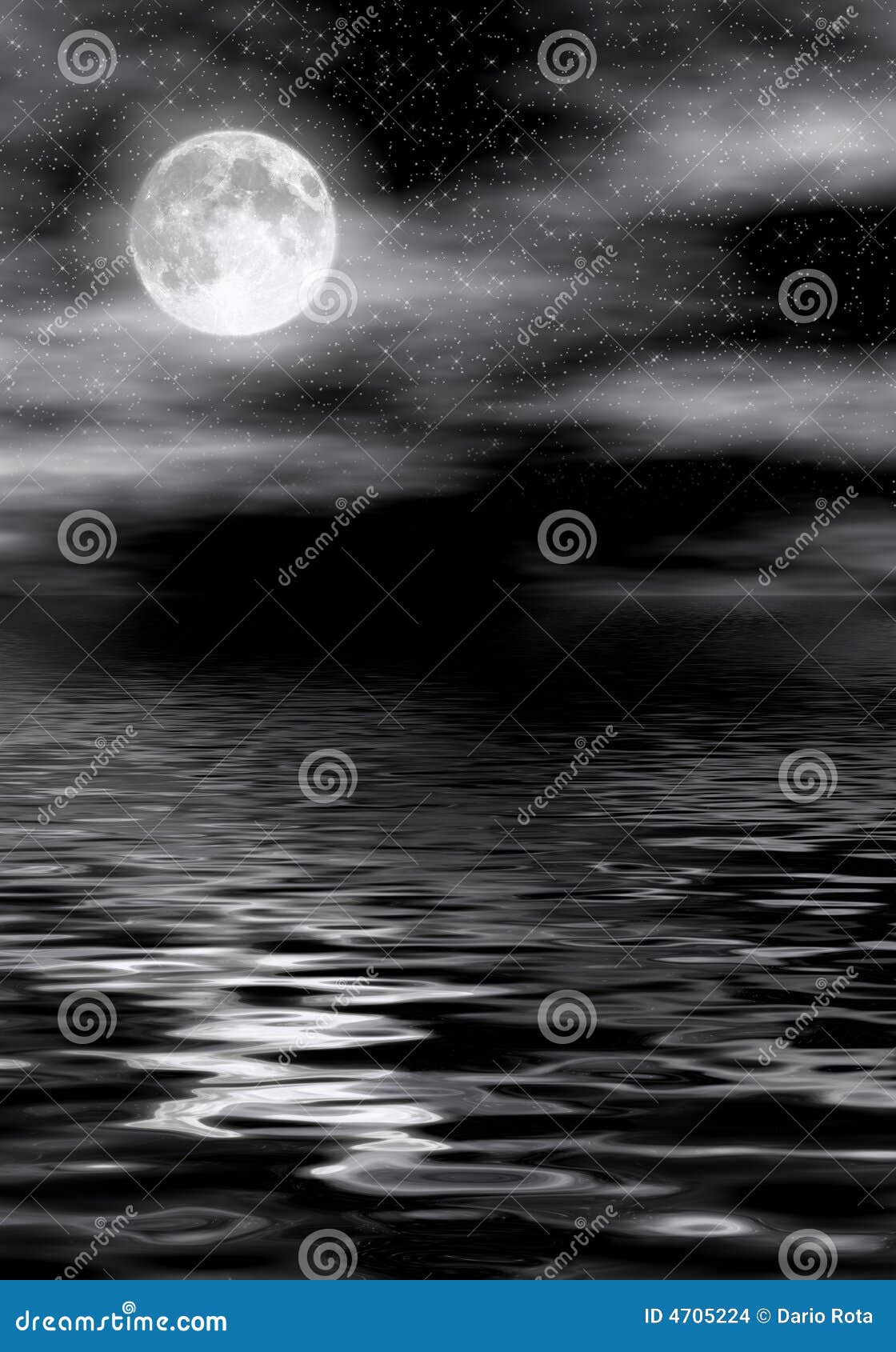Moon on water stock photo. Image of sweet, stunning, atmosphere - 4705224