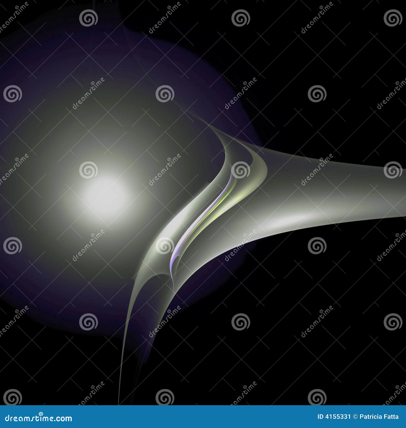 Moon wave stock illustration. Illustration of purple, silver - 4155331