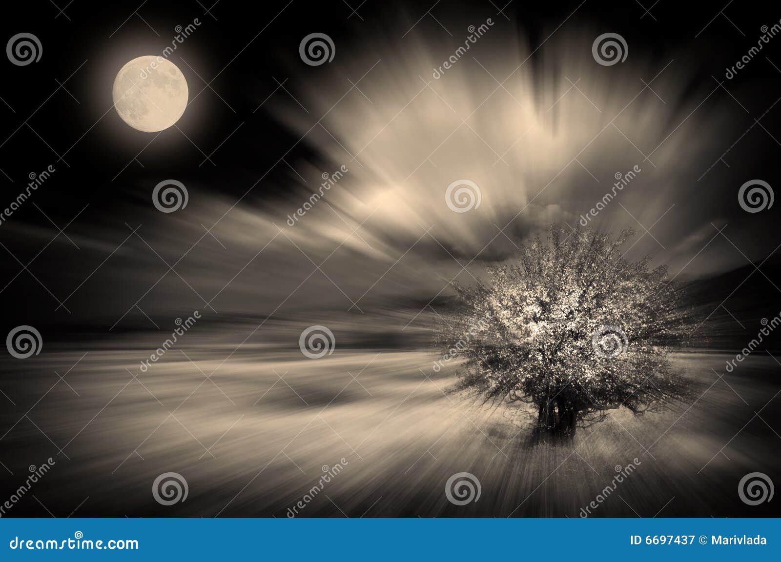 Moon wind stock illustration. Illustration of beam, move - 6697437