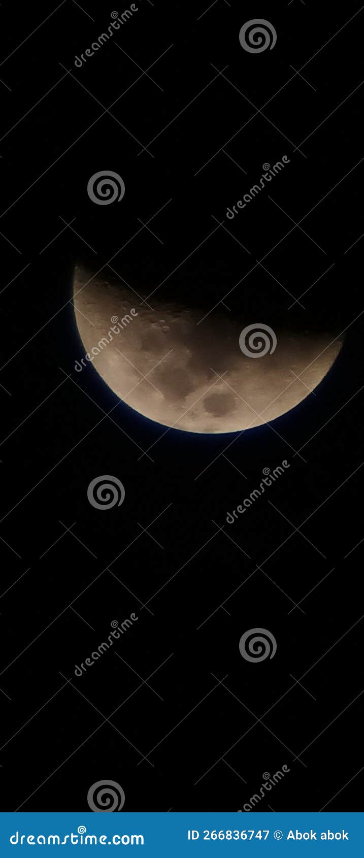Moon zoom at night stock image. Image of planet, night - 266836747