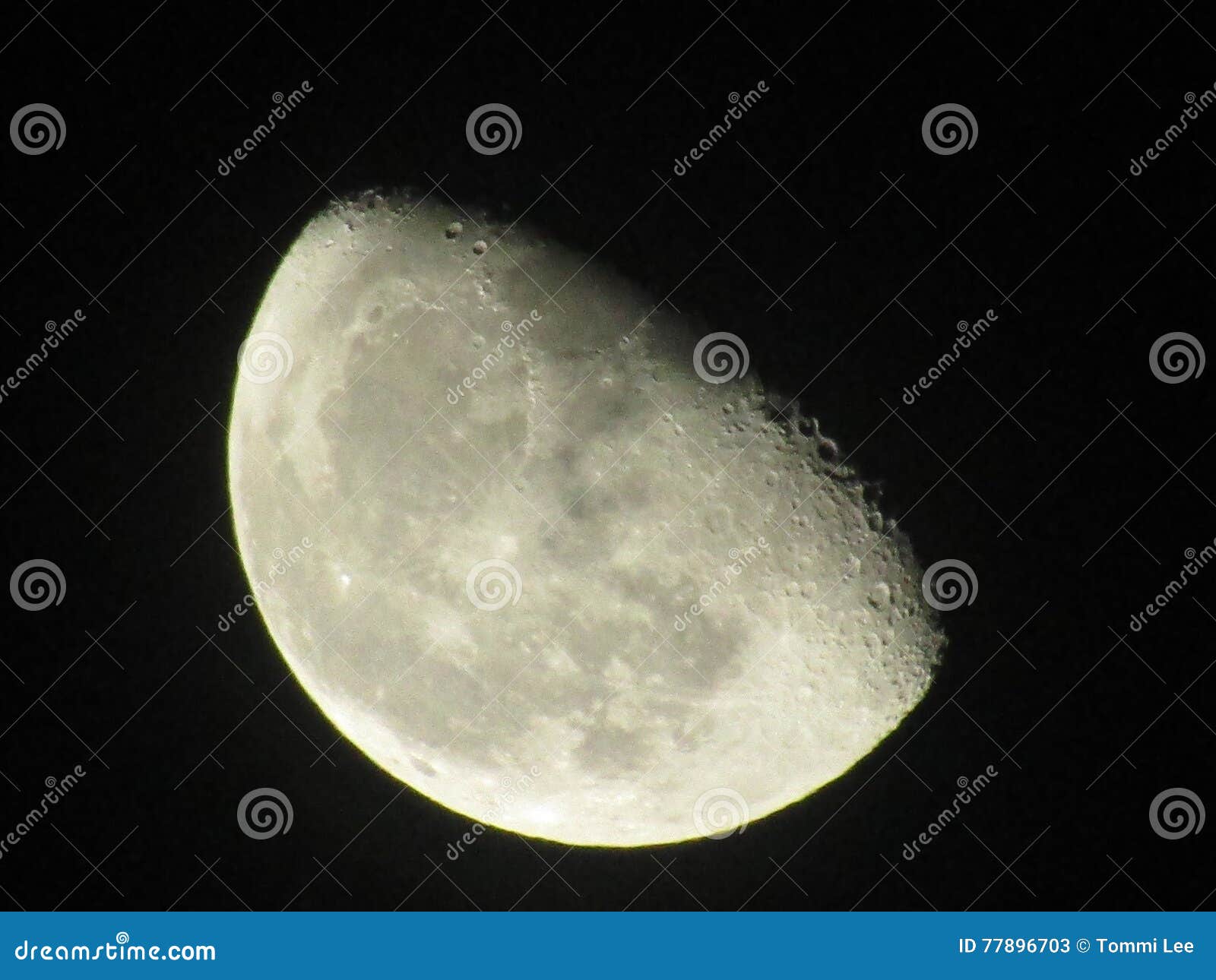 The Moon stock image. Image of canon, zoomed, moon, waning - 77896703