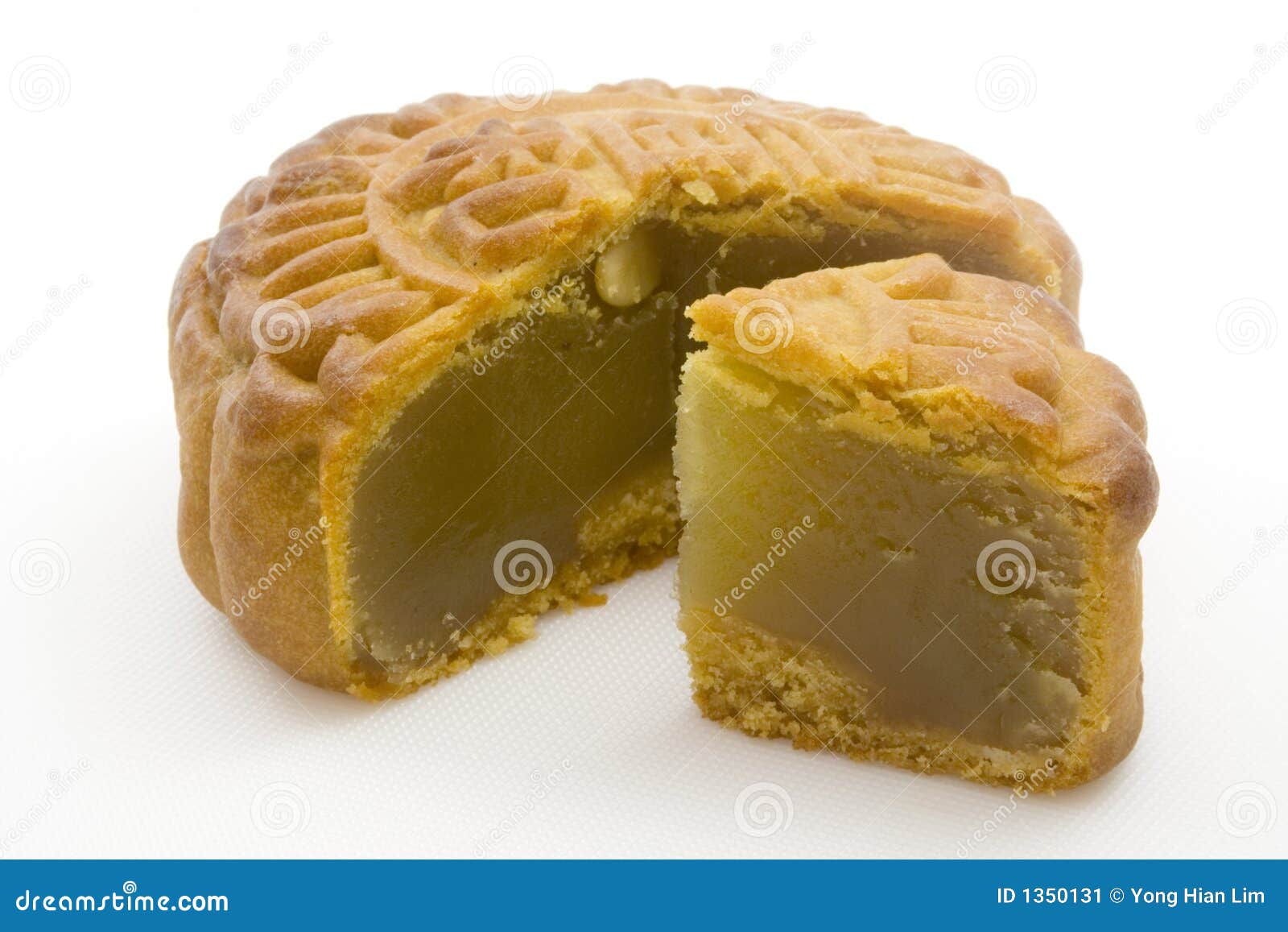 Mooncake stock image. Image of snack, sweet, traditional - 1350131