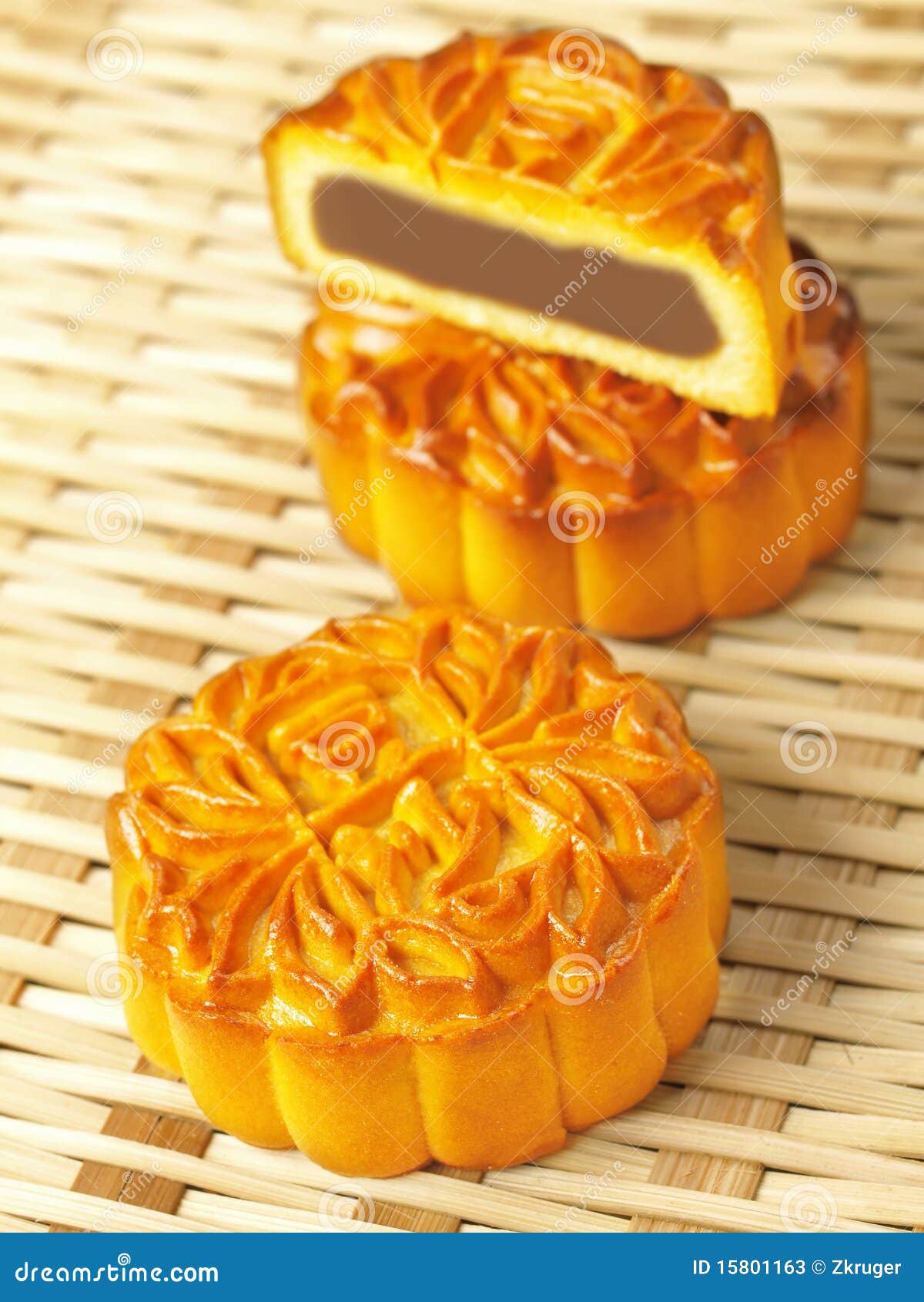 Mooncake stock image. Image of sweet, snack, macro, paste - 15801163