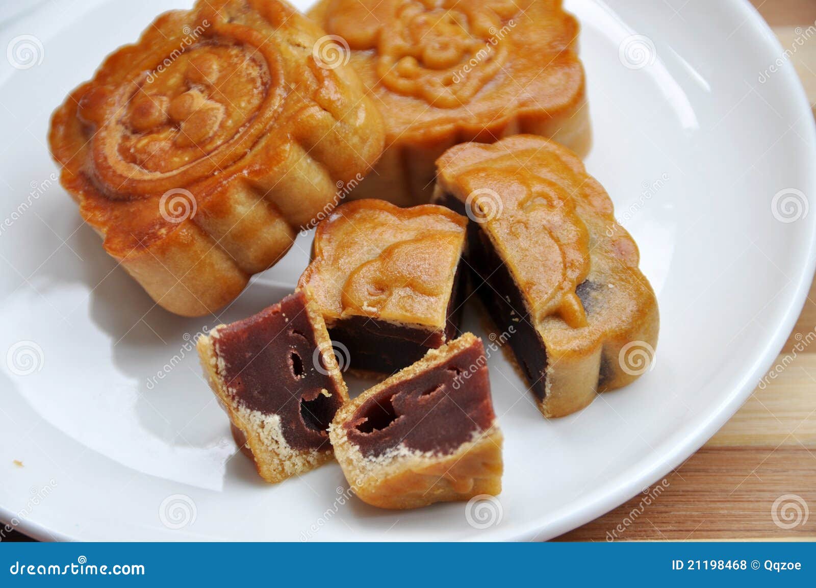 Mooncake stock photo. Image of favourite, festival, dessert - 21198468