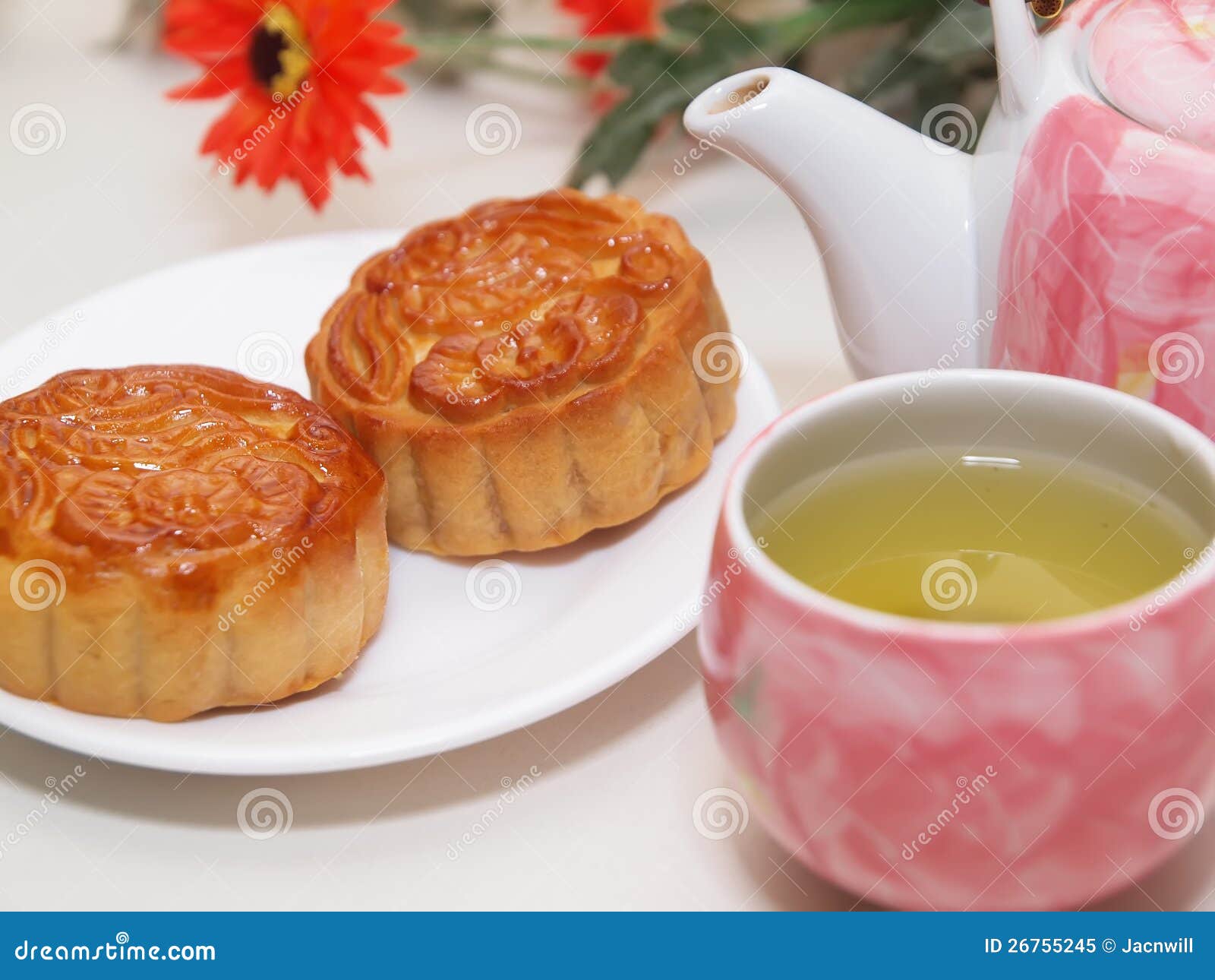 Mooncakes stock image. Image of delicious, midautumn - 26755245