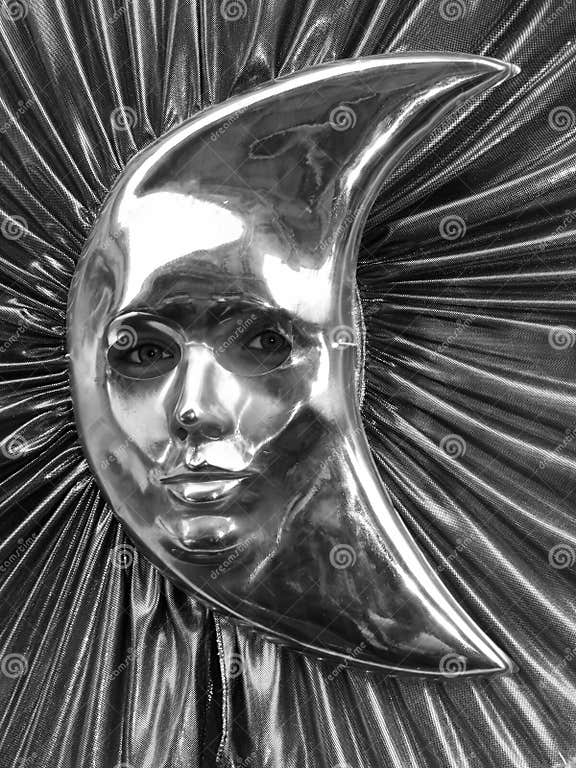 Moonface stock photo. Image of dress, happiness, costume - 1969398